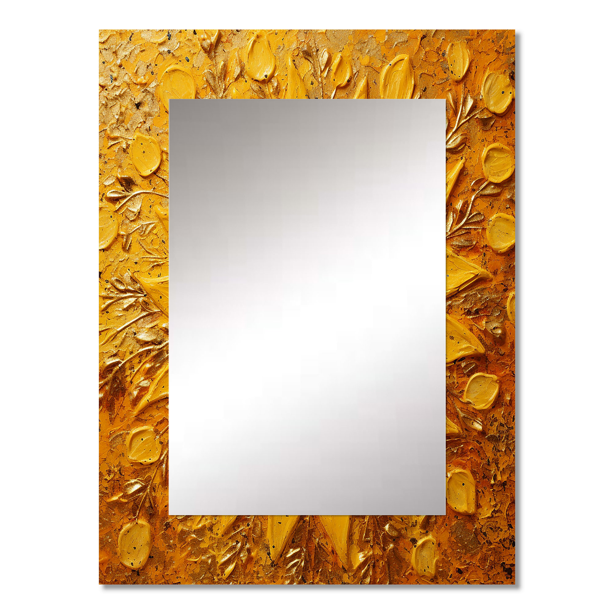 Mercer41 Golden Radiant Sunflower Blooming Painting - Sunflower Large ...