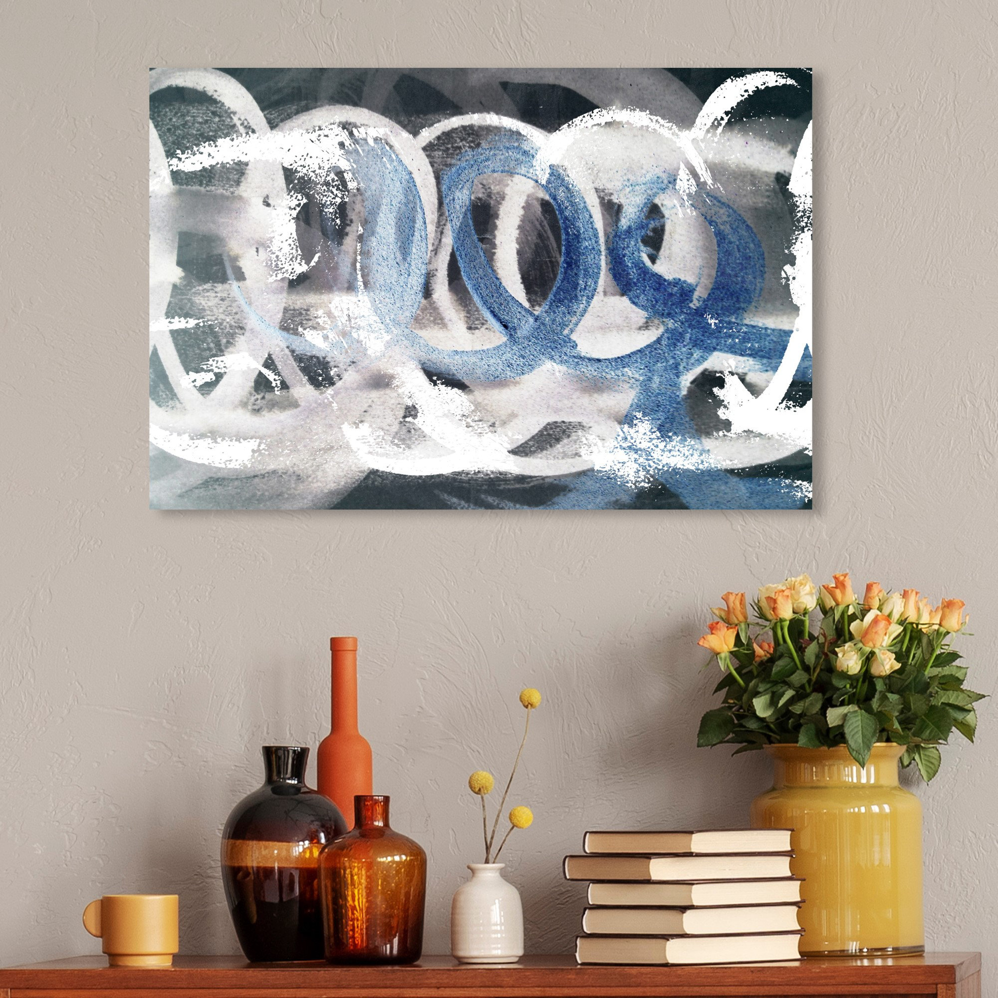 Wrought Studio 'Scriptica' - Wrapped Canvas Painting Print - Wayfair Canada