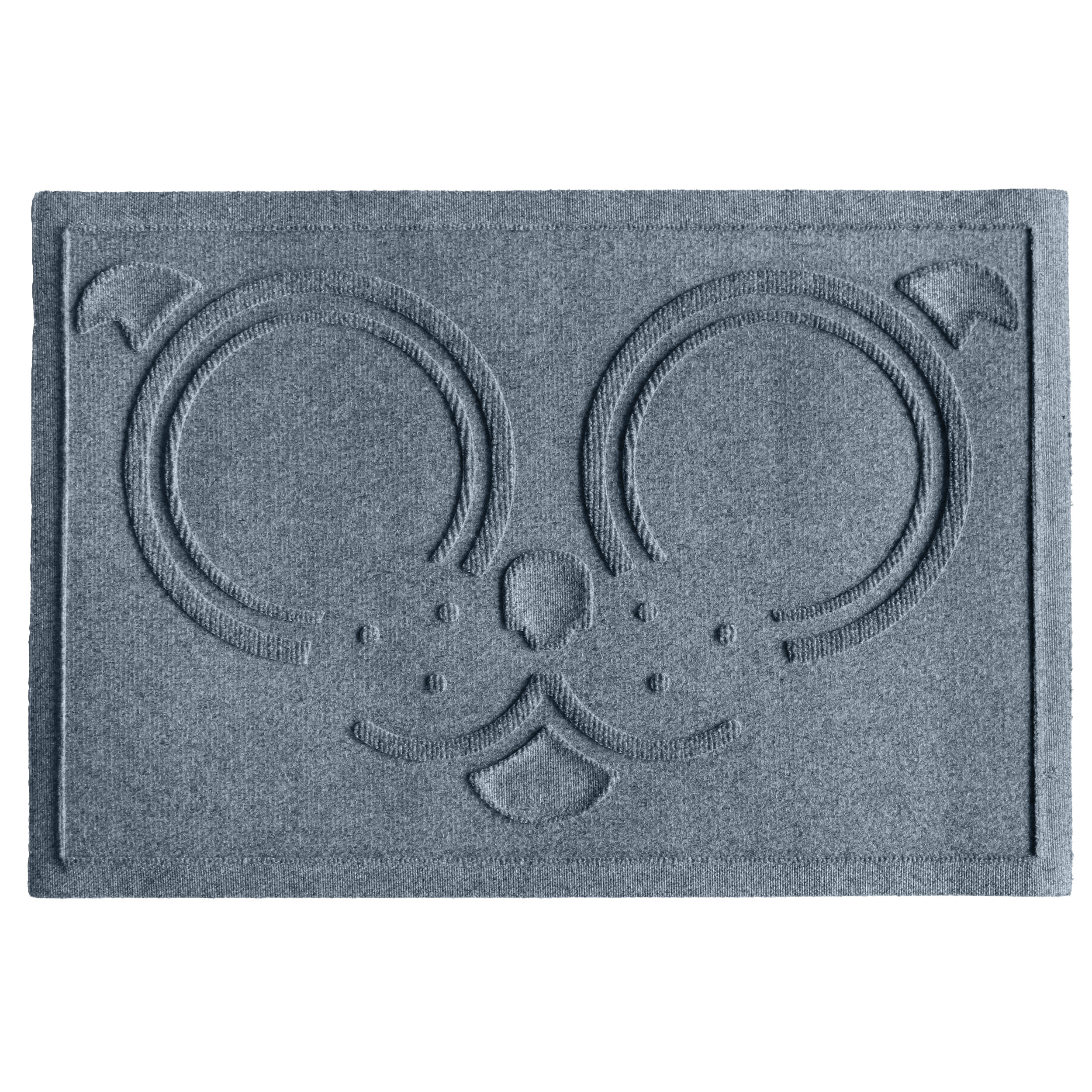 Matterly WaterHog Puppy Face Dog Bowl Feeder Indoor Outdoor Placemat ...