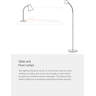 Ebern Designs Sam 53" LED Task/Reading Floor Lamp "& Reviews" | Wayfair