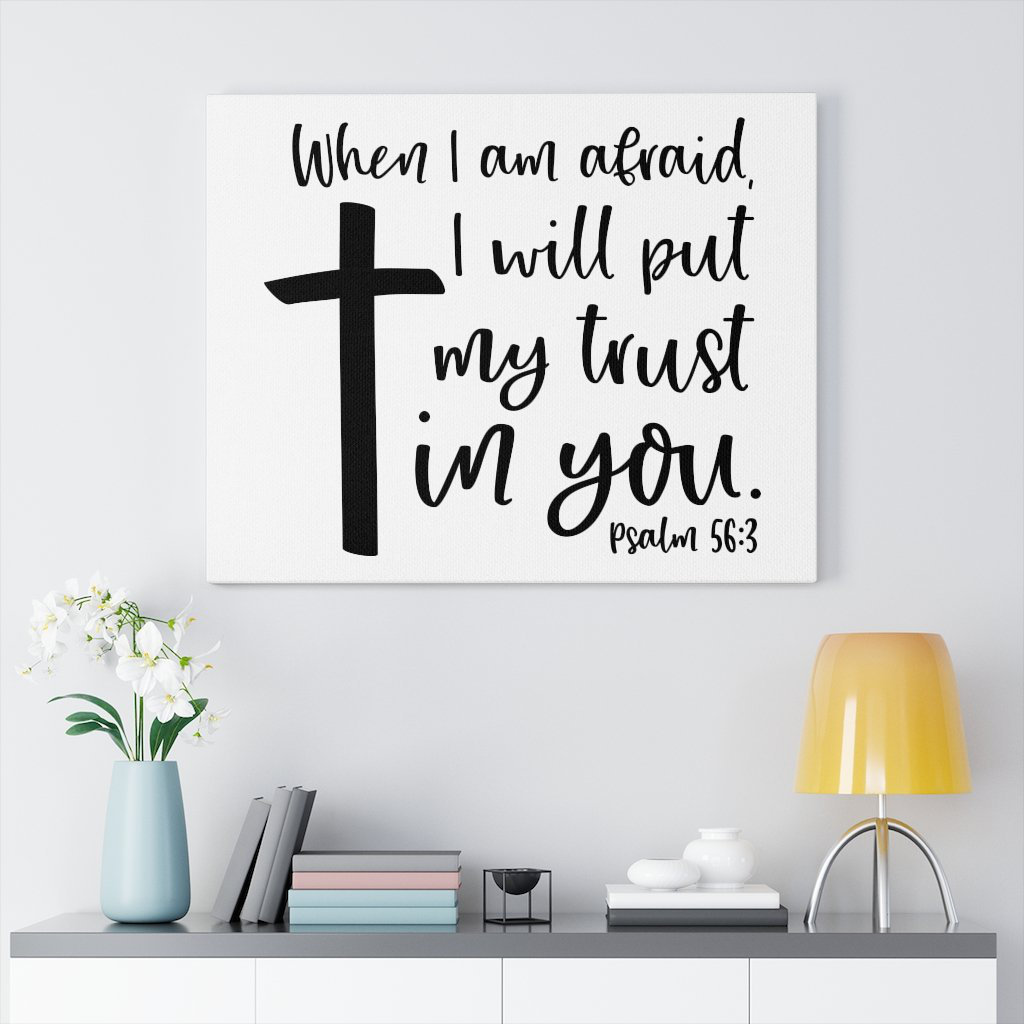 Express Your Love Gifts My Trust In You Psalm 56:3 Christian Wall Art ...
