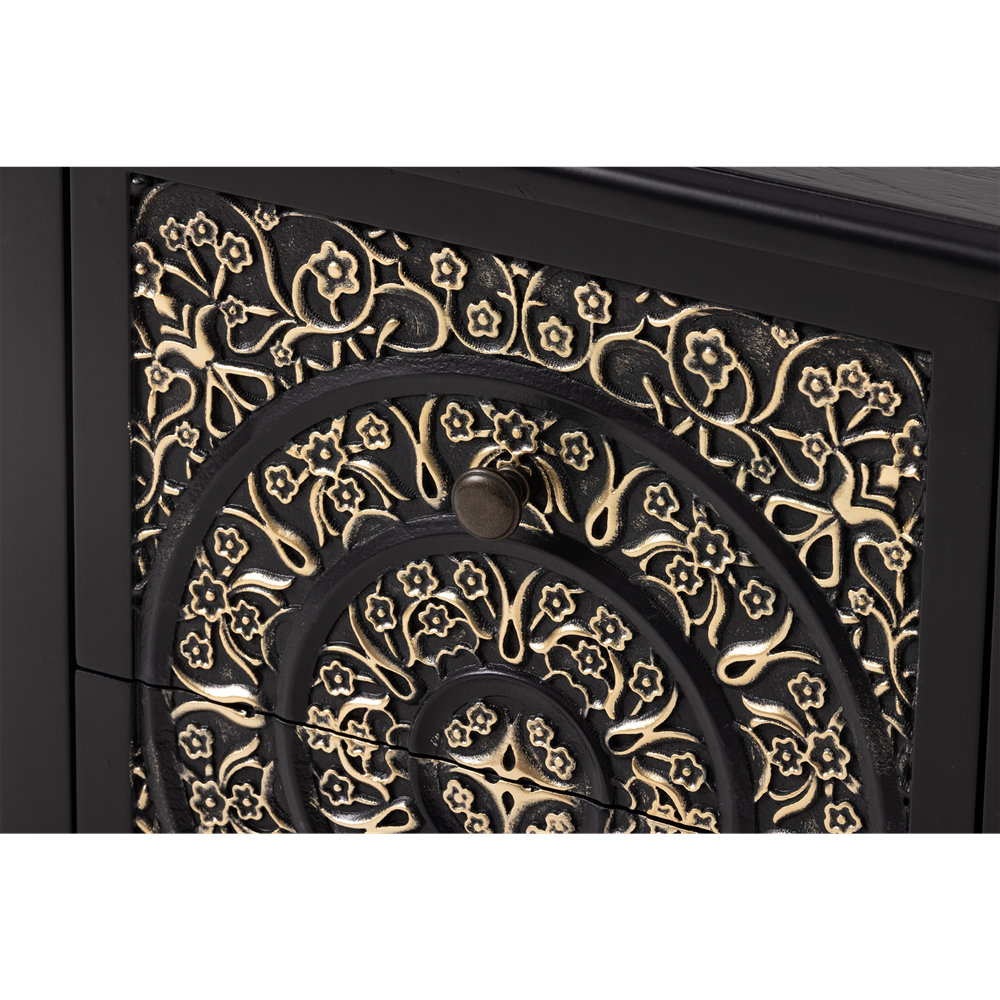 Bungalow Rose Levera Farmhouse Fully-Assembled 2-Drawer Nightstand ...