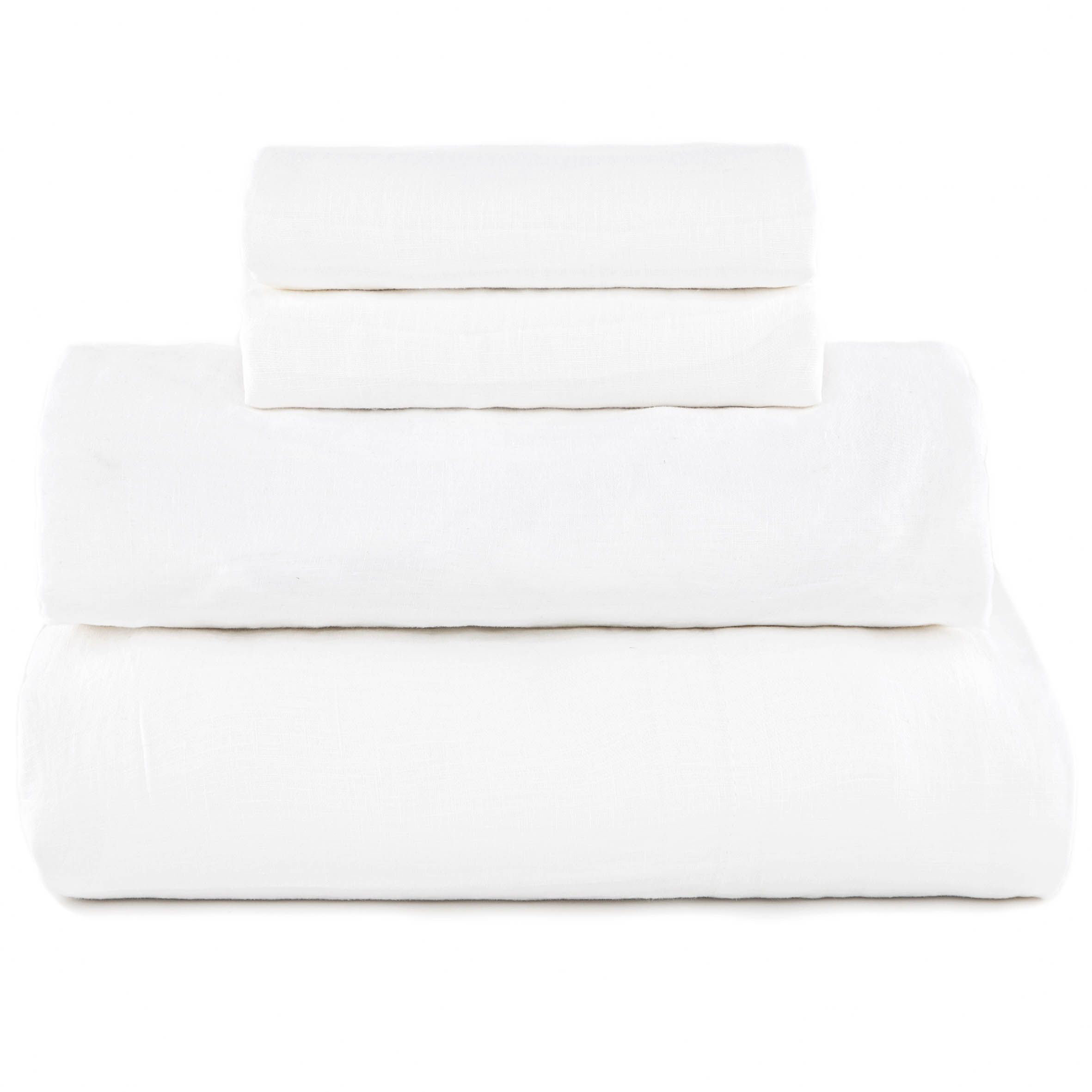 BOKSER HOME 100% French Linen Sheet Set & Reviews | Wayfair