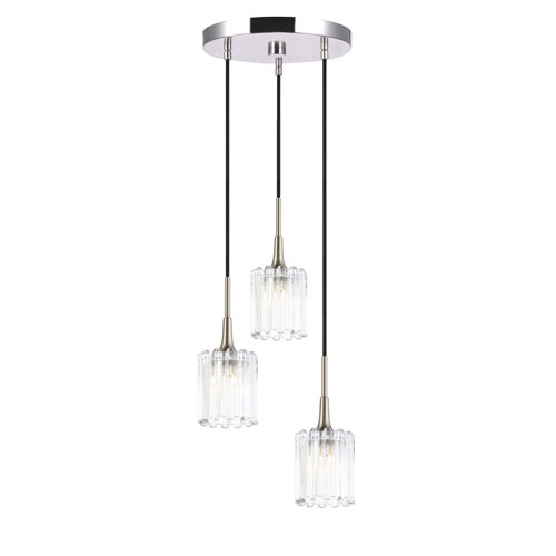 Stainless Steel Pendant Lighting You'll Love | Wayfair