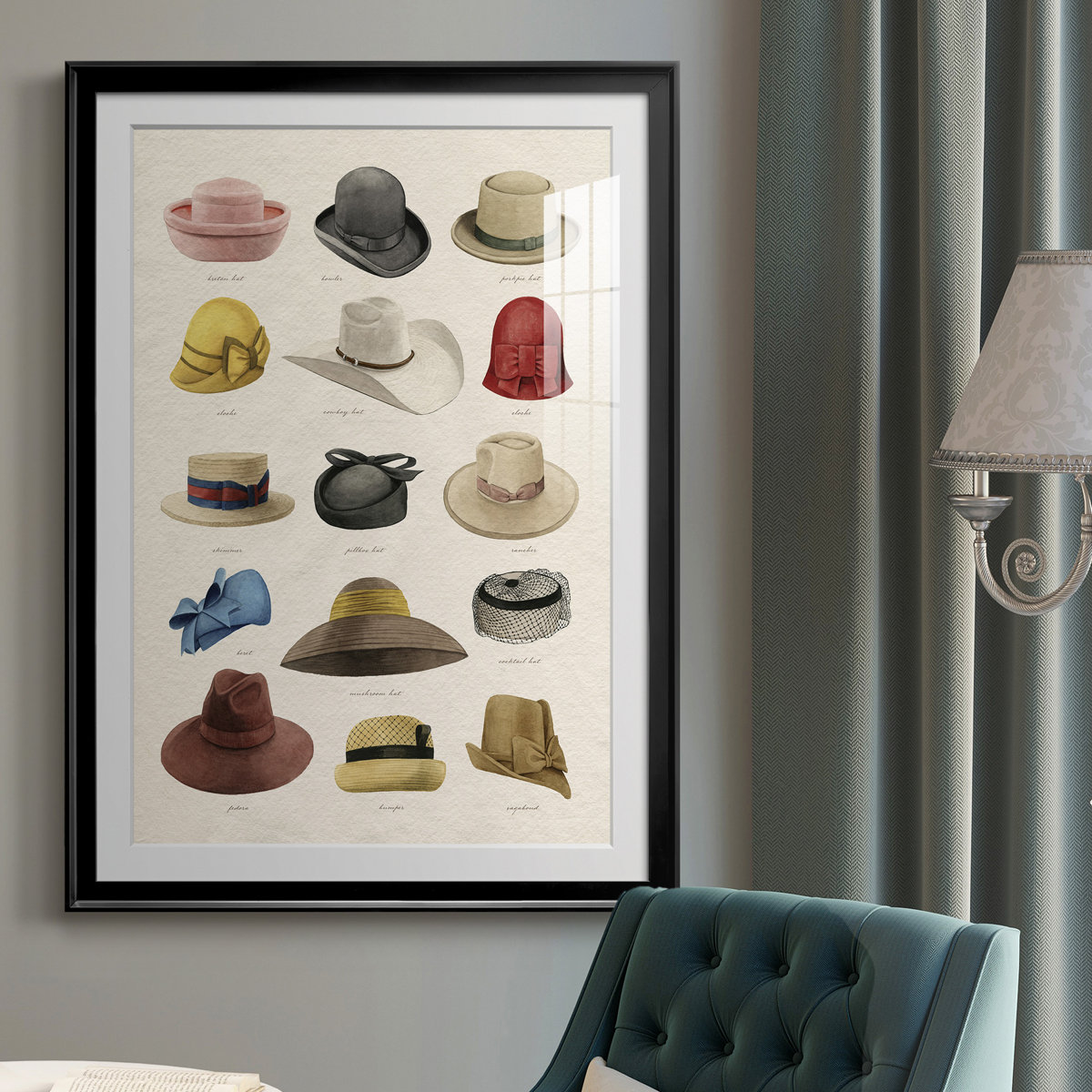 Trinx Vintage Hats III - Picture Frame Print - Wayfair Canada