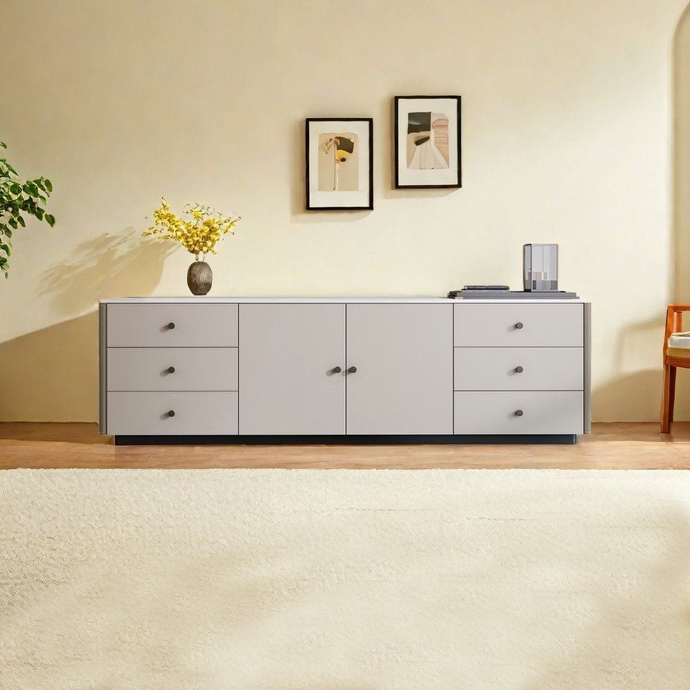 Finaewg Modern minimalist high foot TV stand | Wayfair