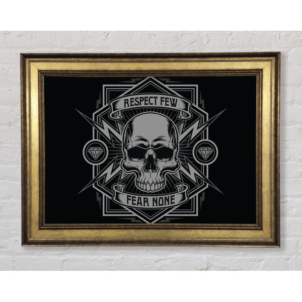 Bright Star Respect Few Fear None - Single Picture Frame Print ...