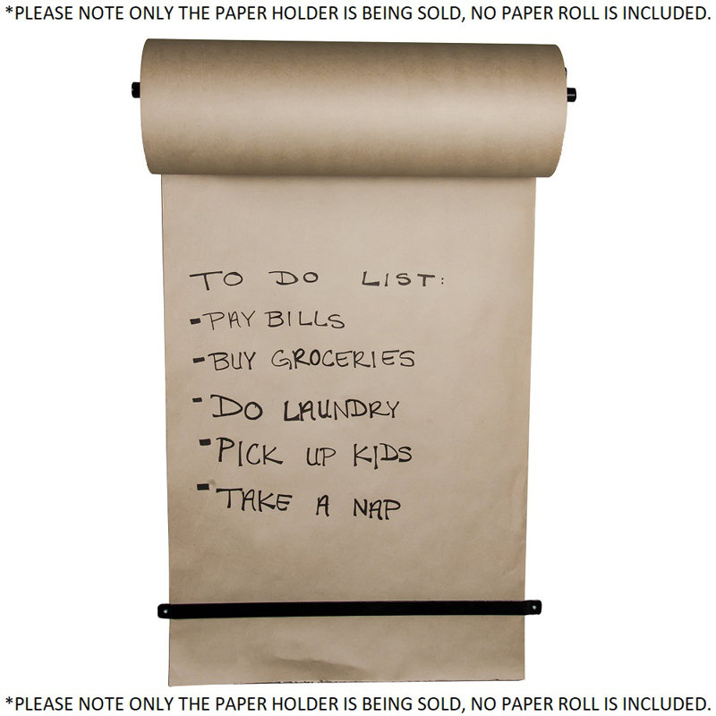 thinkScroll 24" Wall-Mounted Kraft, Butcher Paper Roll Holder/Dispenser ...