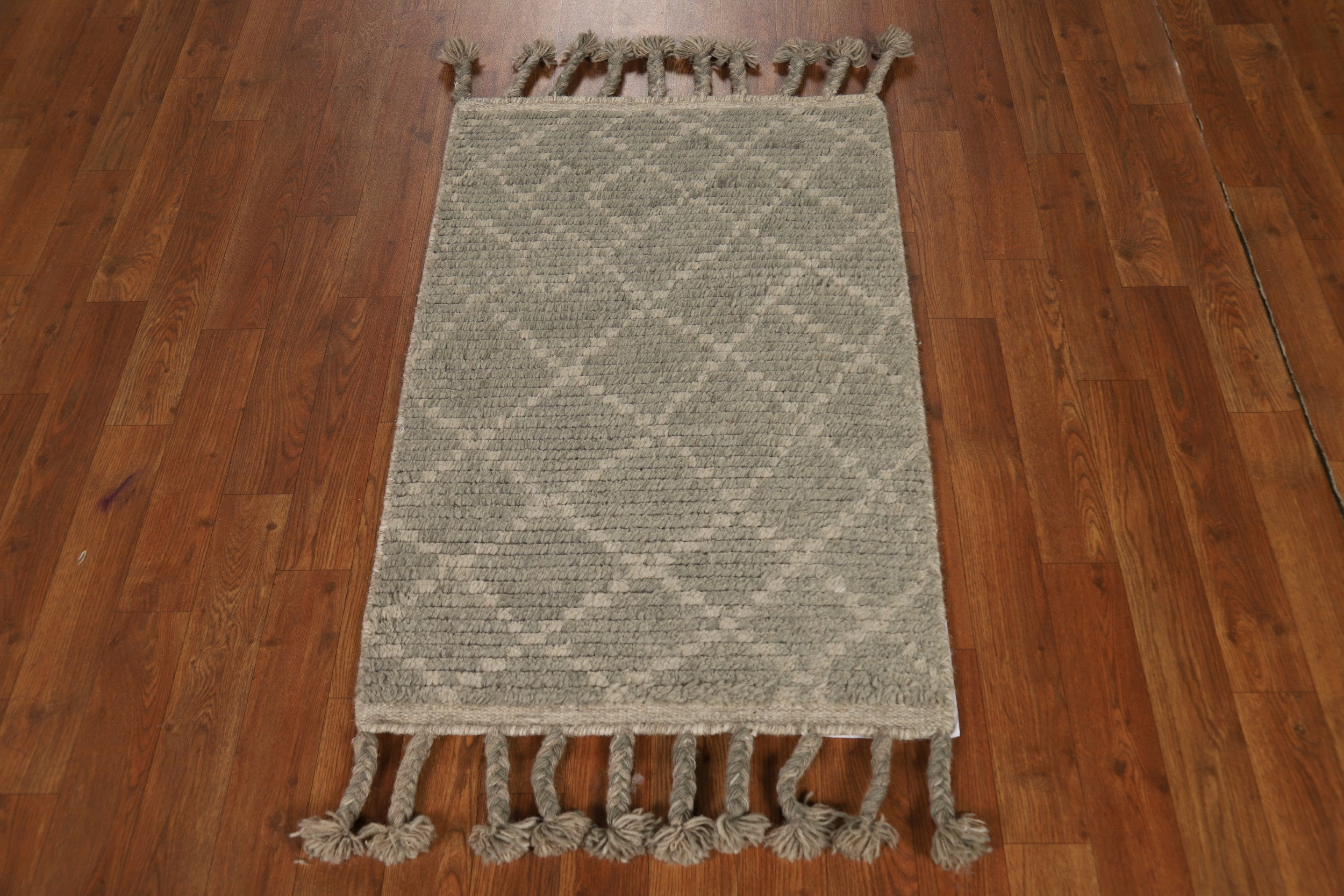 Union Rustic Trellis Wool Striped Moroccan Indian Rug 2x3 | Wayfair