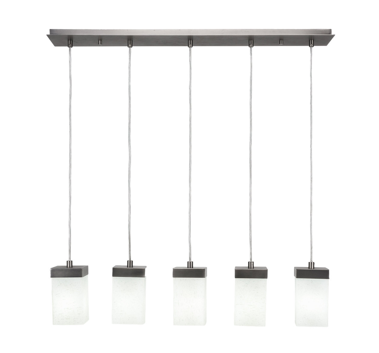 Ebern Designs Nouvelle 5-Light Cord Linear Pendalier - Wayfair Canada