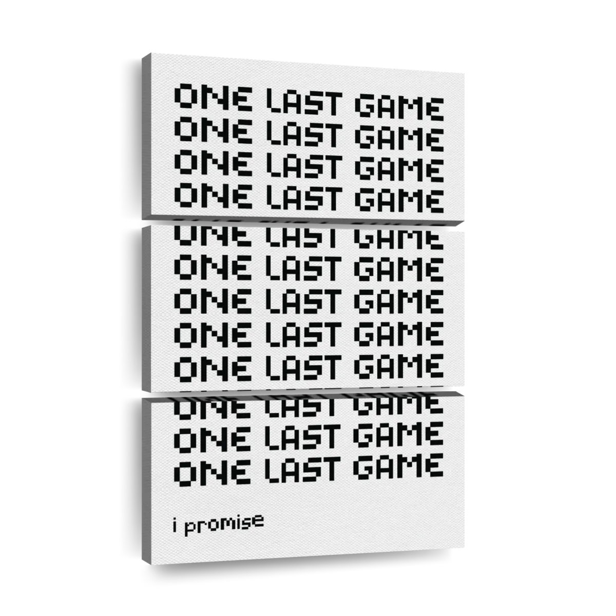 Trinx Video Games One Last Game I Promise Multi Piece Canvas Print On ...