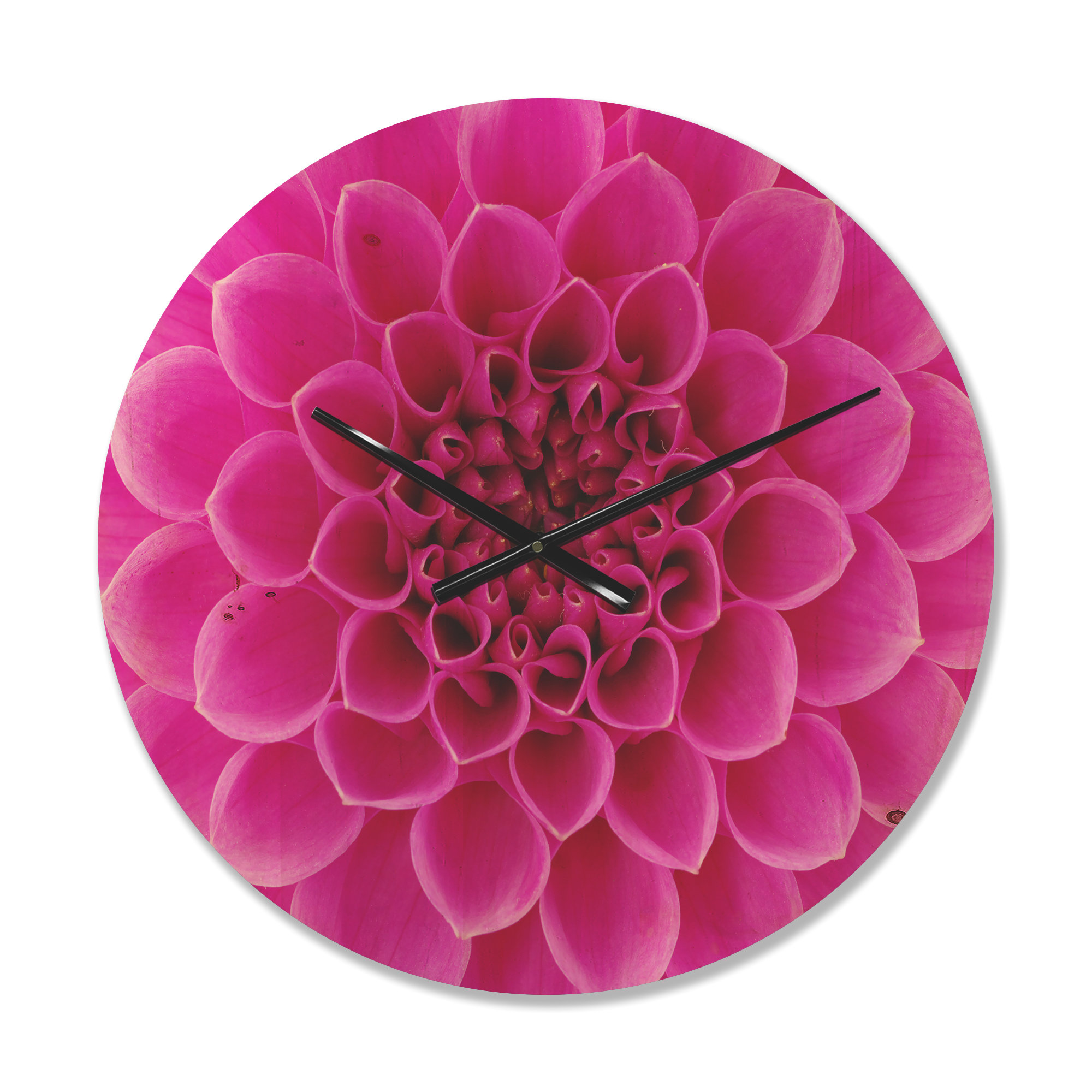 East Urban Home Large Dark Yellow Flower And Petals - Modern Wood Wall ...
