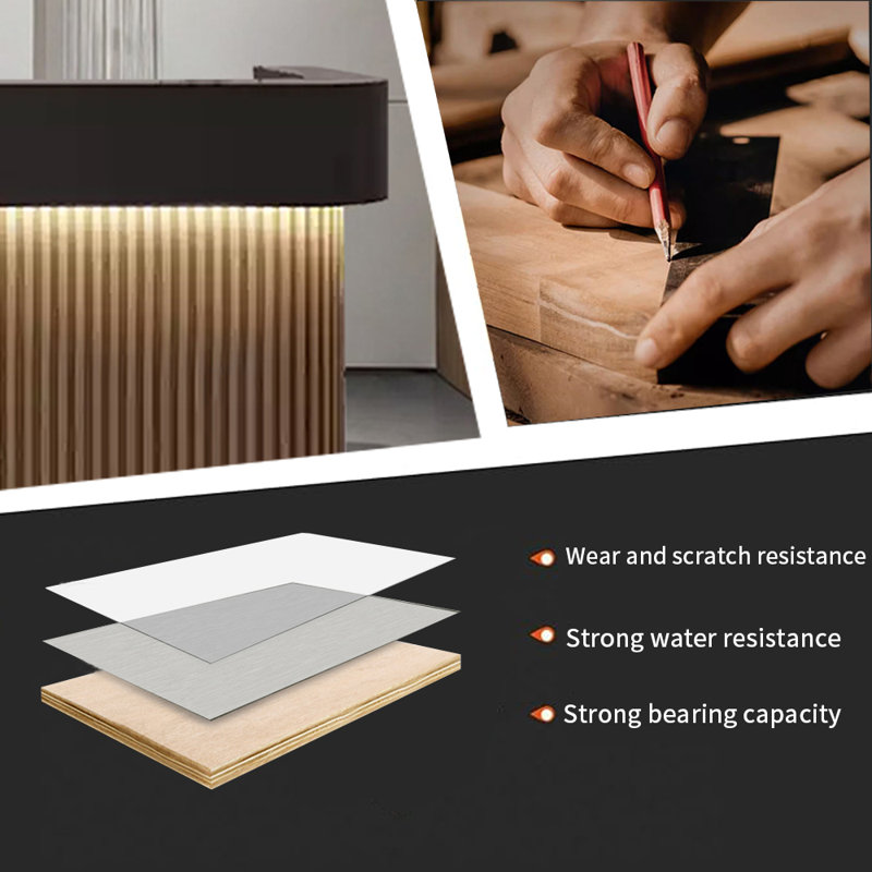 Artistic Soul XKX Premium Furniture Rectangular Modern Front Desk ...