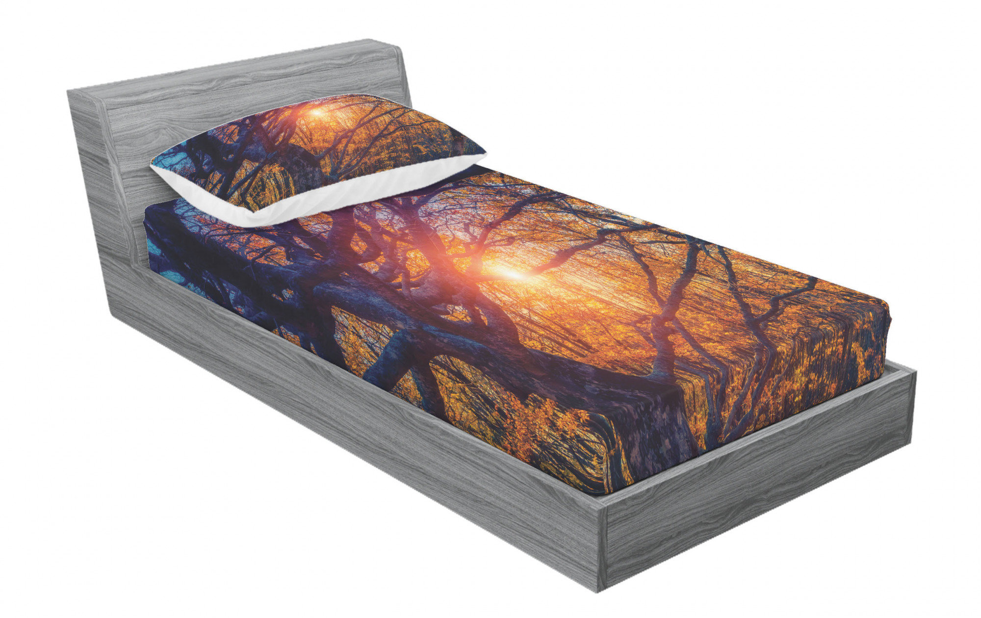 Ambesonne Forest Sheet Set | Wayfair