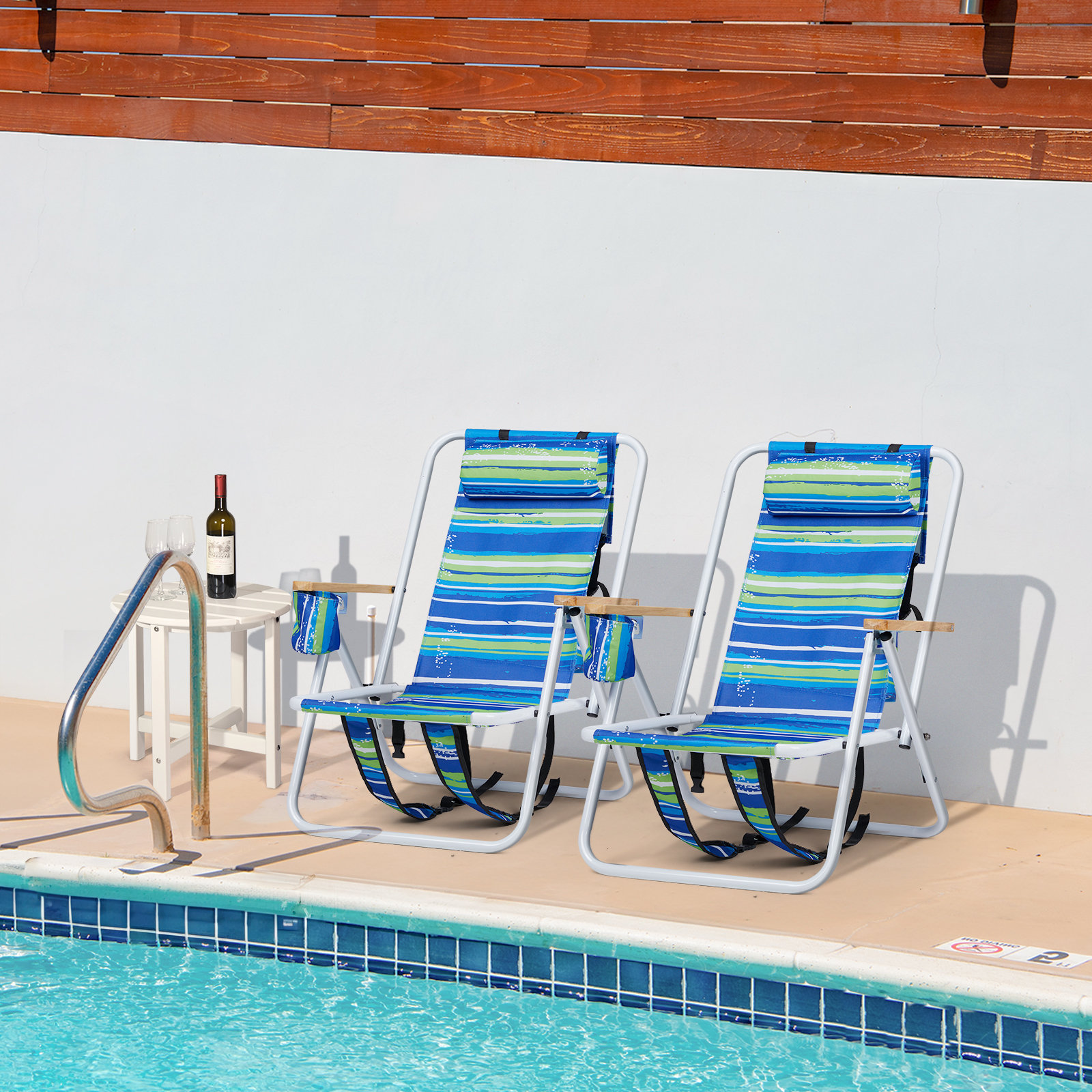 Highland Dunes Balmoral Reclining Beach Chair & Reviews | Wayfair