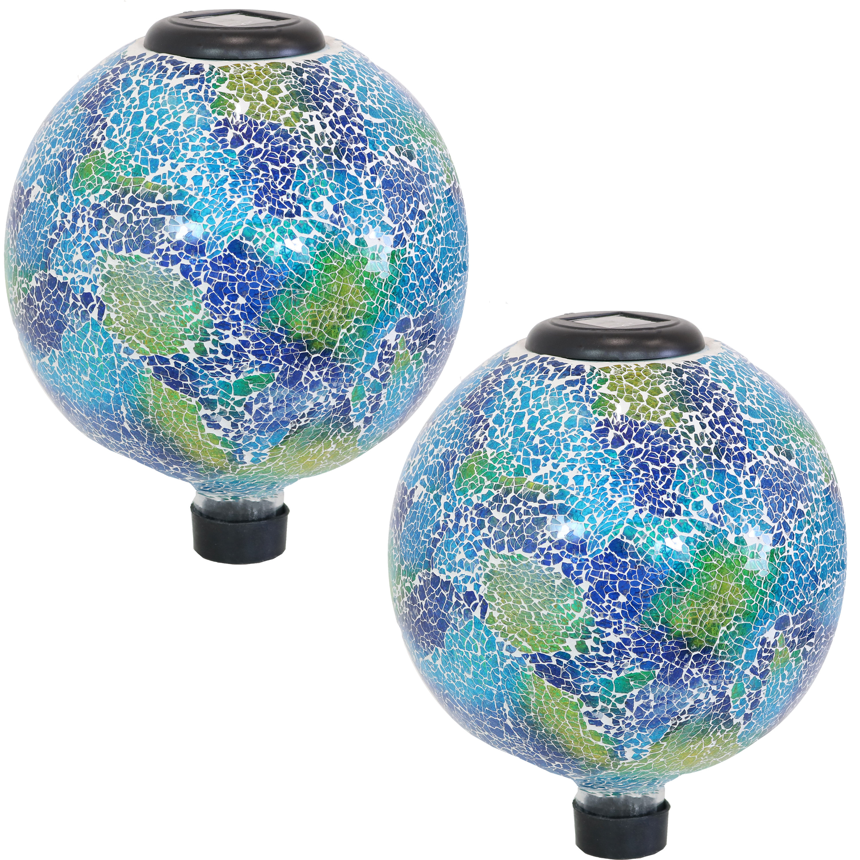 Lark Manor™ Glass Outdoor Gazing Globe with Solar Light & Reviews | Wayfair