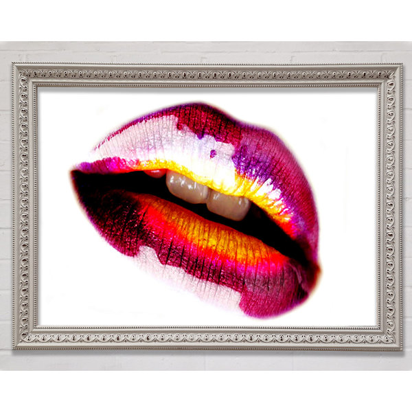 Bright Star Pink Gloss Lips - Single Picture Frame Art Prints | Wayfair ...