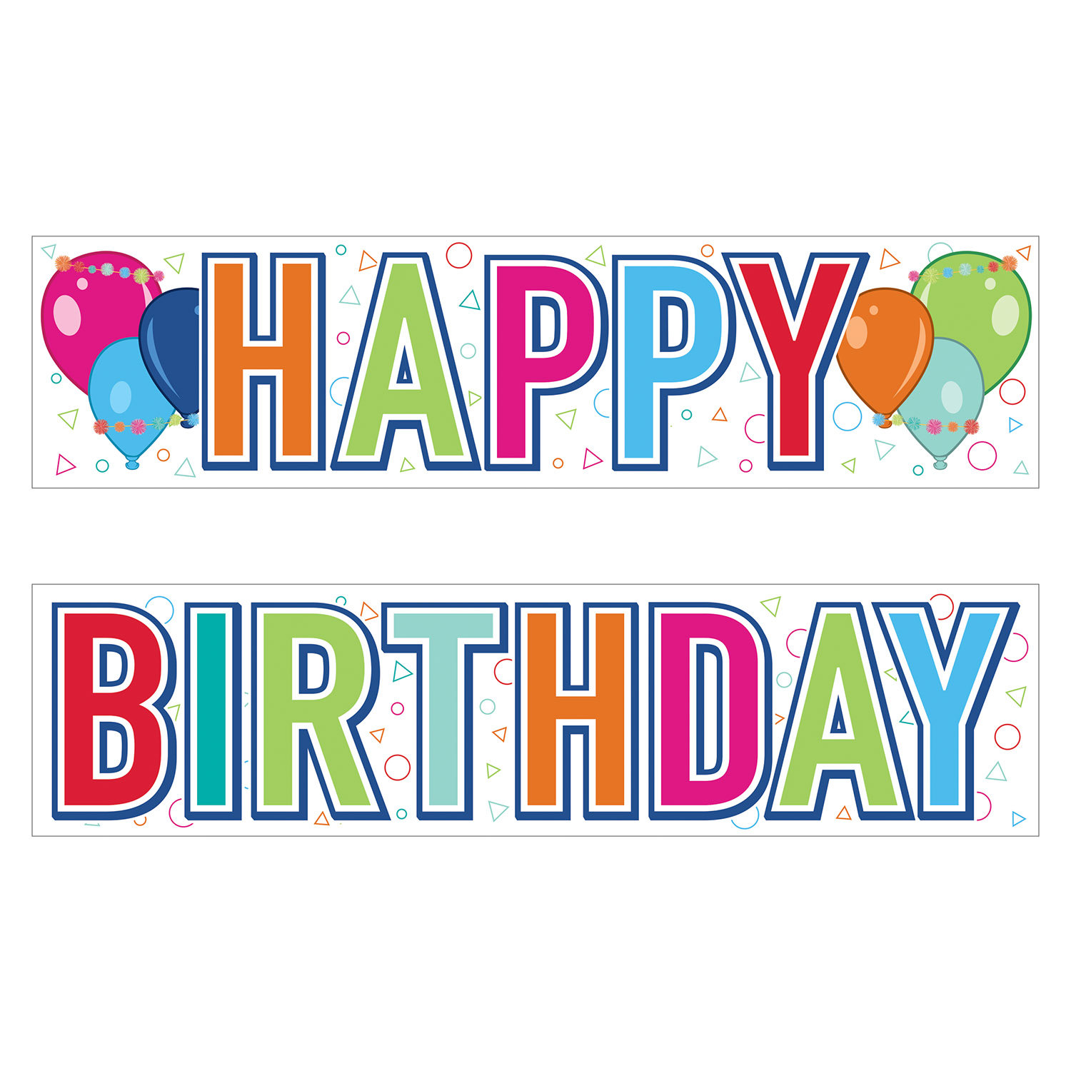 Orren Ellis Plas Jumbo Happy Birthday Yard Sign Set - Wayfair Canada