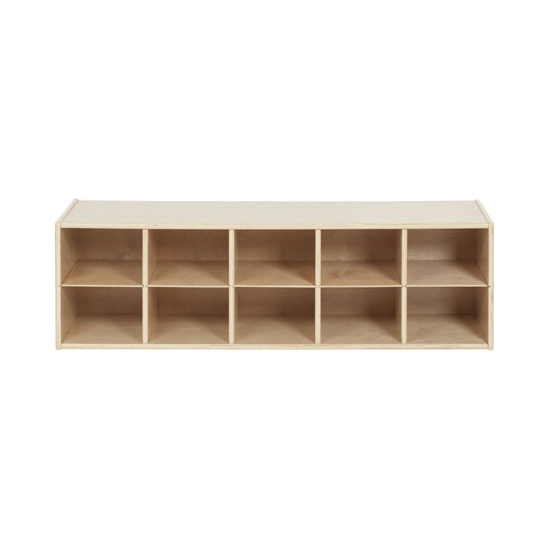ECR4Kids Streamline 10 Cubby Tray Storage Cabinet, 2x5 | Wayfair