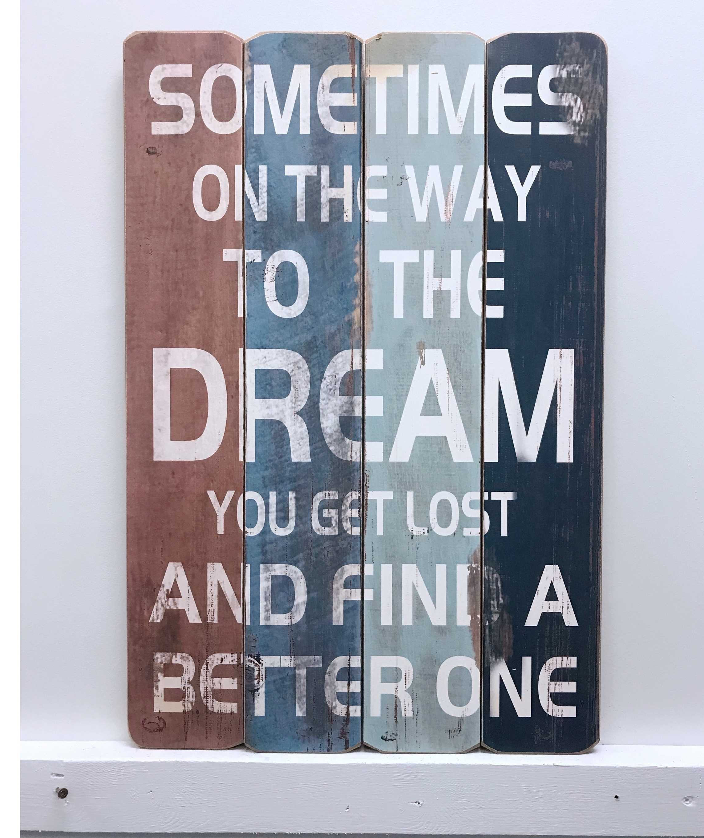 Winston Porter Dream Wooden Sign Wall Décor | Wayfair