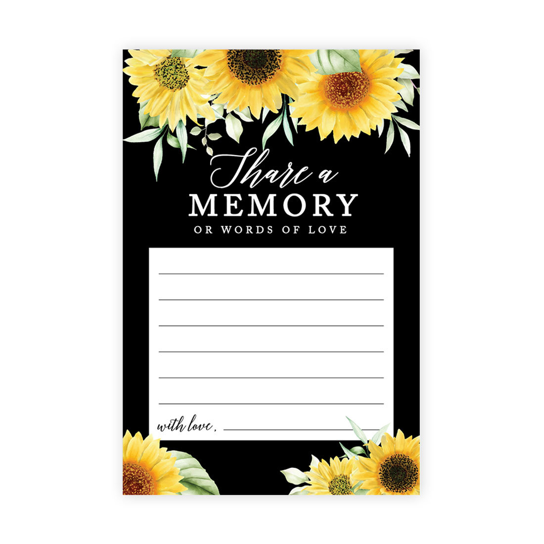 Koyal Wholesale Sunflowers Share a Memory Cards | Wayfair