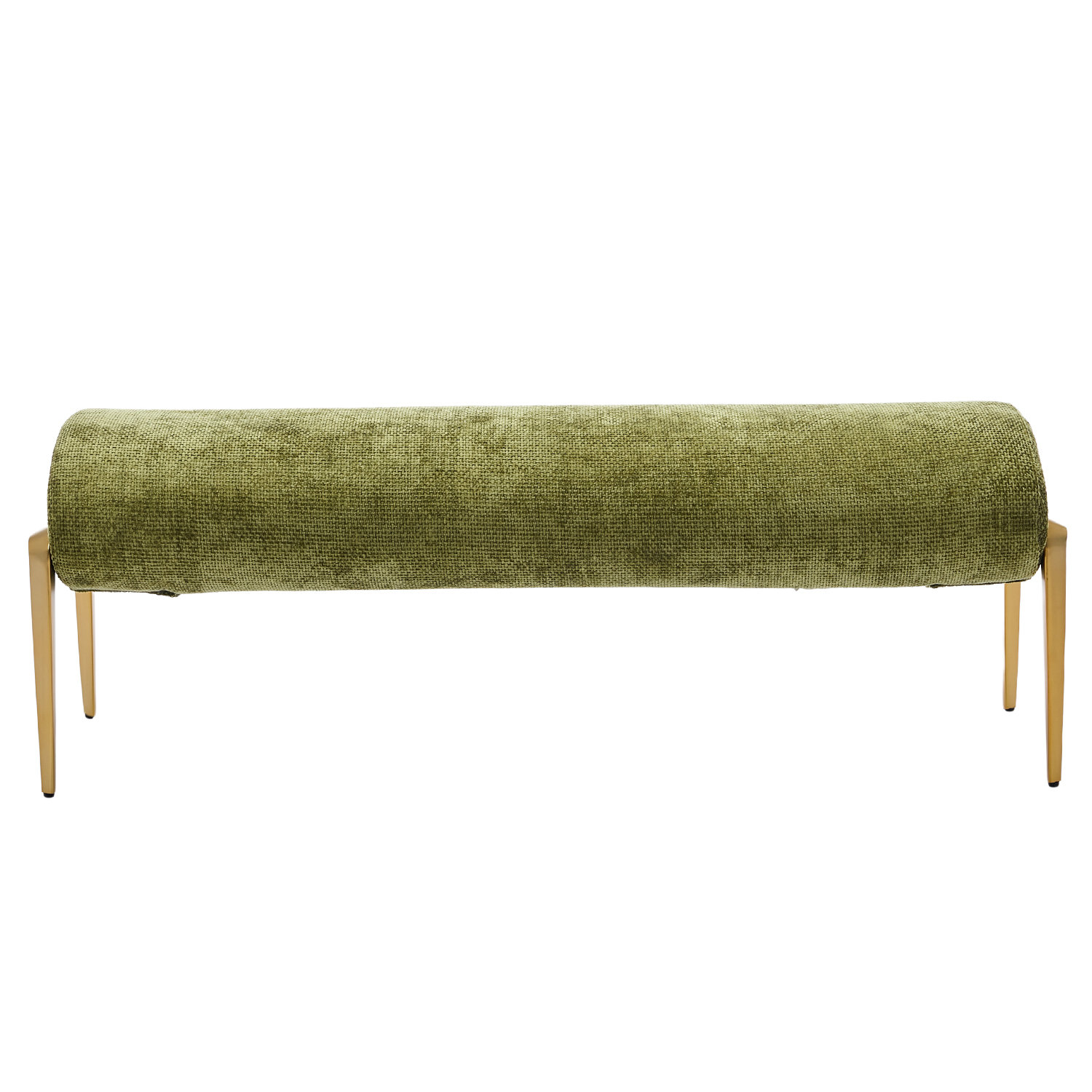Mercer41 Modern Upholstered Bench With Metal Frame Bedside Bench Length ...