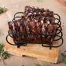 Nexgrill BBQ Rib Rack, Non-Stick Smoker Accessory for Outdoor Grilling ...