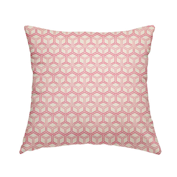 George Oliver Pyatt Geometric Square Throw Cushion With Filling ...
