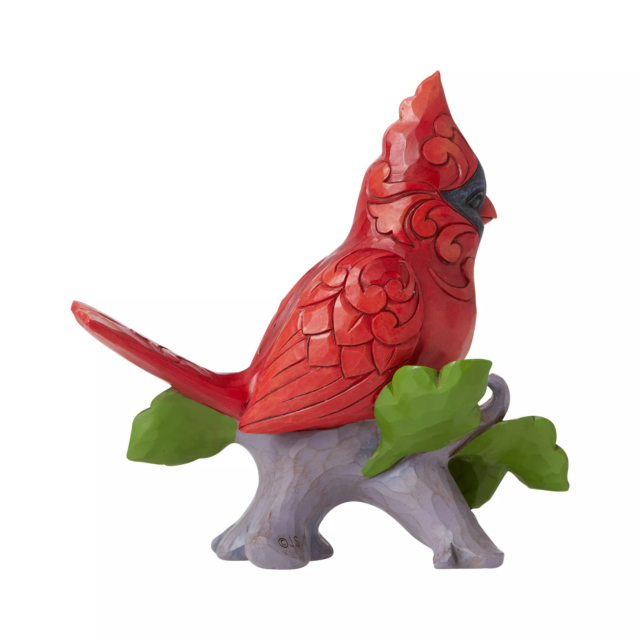 enesco Jim Shore Heartwood Creek Cardinal On Branch Figurine 5in H ...