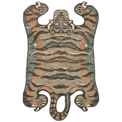 Justina Blakeney x Loloi Feroz Wool Animal Print Indoor Rug & Reviews ...