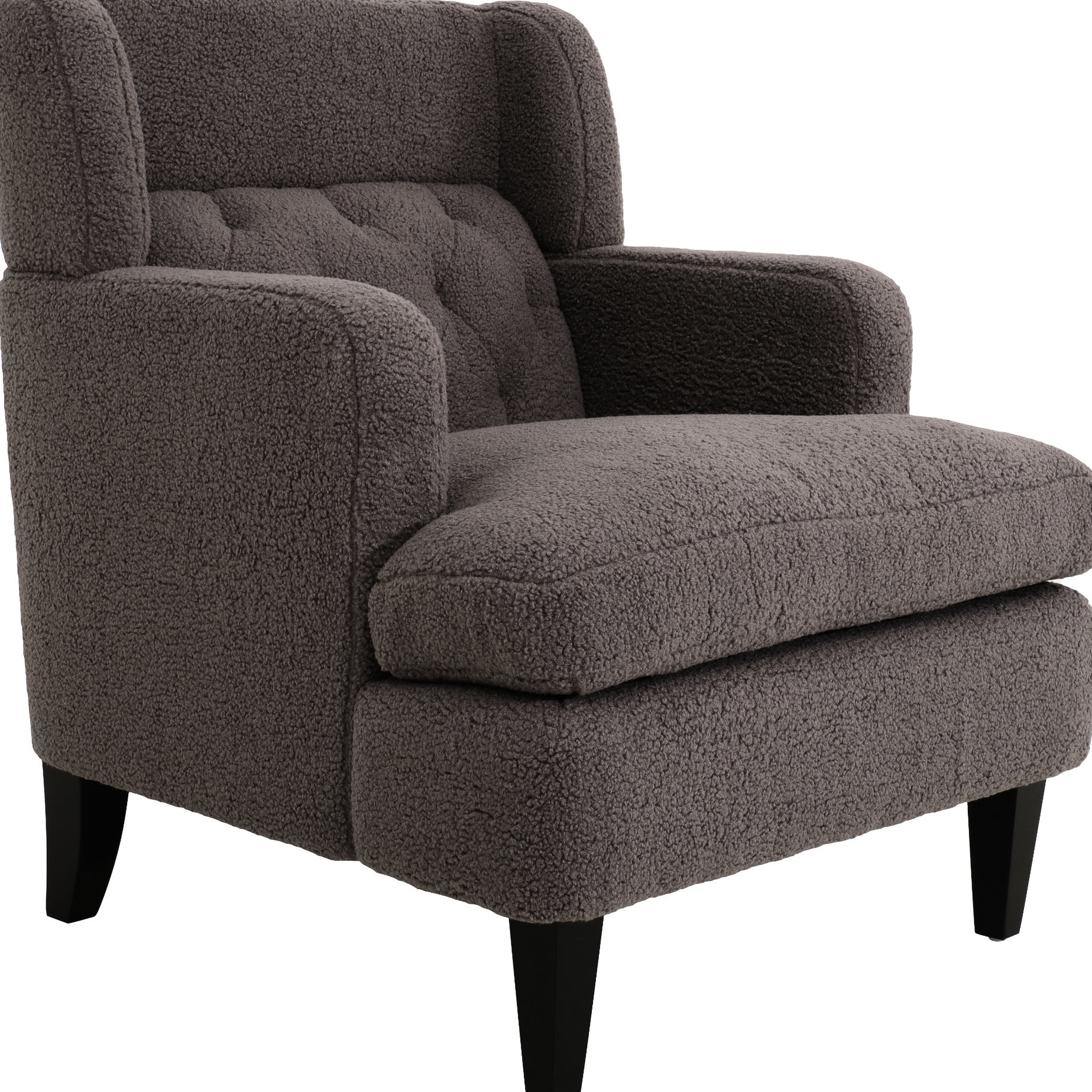 Corrigan Studio® Upholstered Beige Chair For Living & Bedroom, Style ...