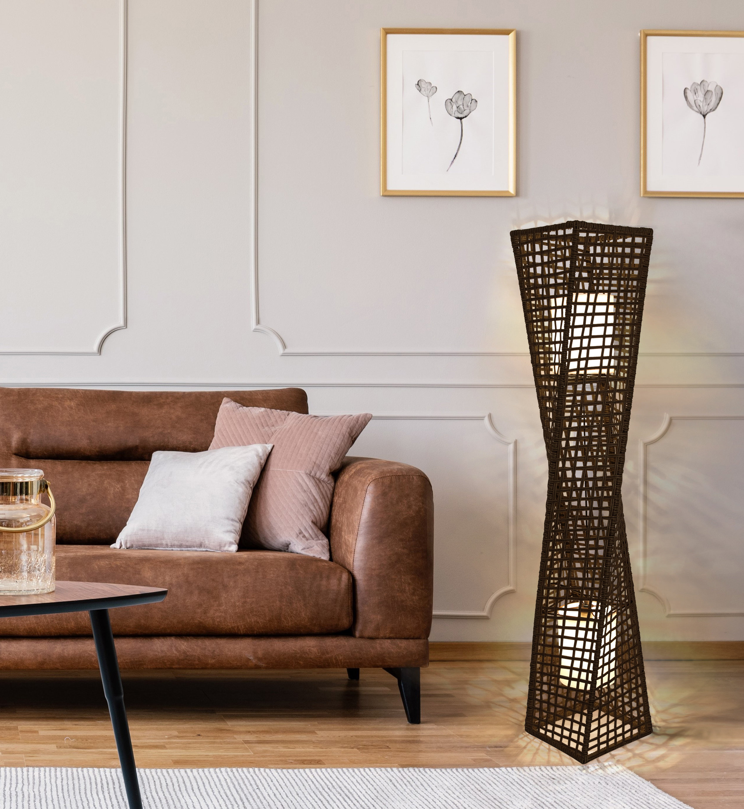 Bayou Breeze 51'' Column Floor Lamp - Wayfair Canada