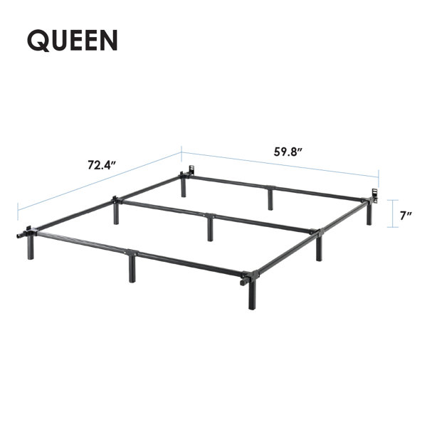 Alwyn Home Mollie 7" Steel Bed Frame & Reviews | Wayfair
