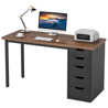 Ebern Designs Computer Desk with 5 Drawers | Wayfair