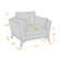 Corrigan Studio® Lodell Upholstered Armchair & Reviews | Wayfair