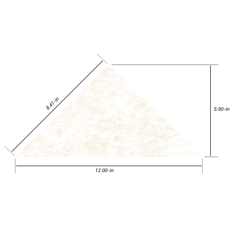 EcoPrivacy Acoustic Triangle Acoustic Wall Panel | Wayfair