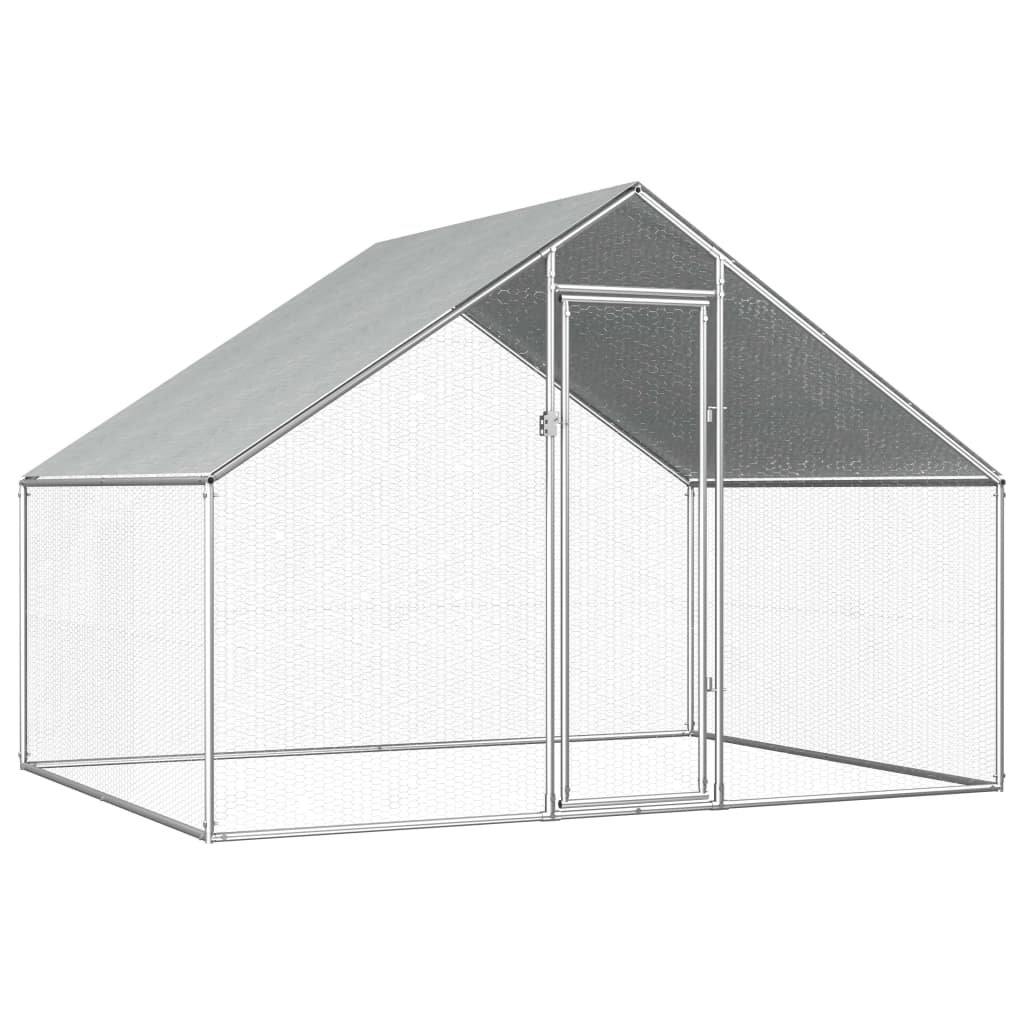 Tucker Murphy Pet™ Chicken Cage Walk-in Chicken Coop Pen Poultry Cage ...