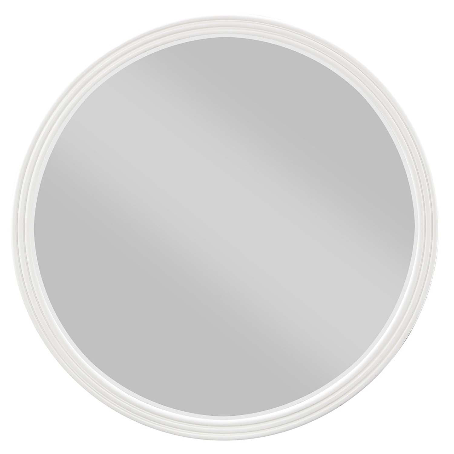 Latitude Run® Carena 33"x33" Mirror, White Finish | Wayfair