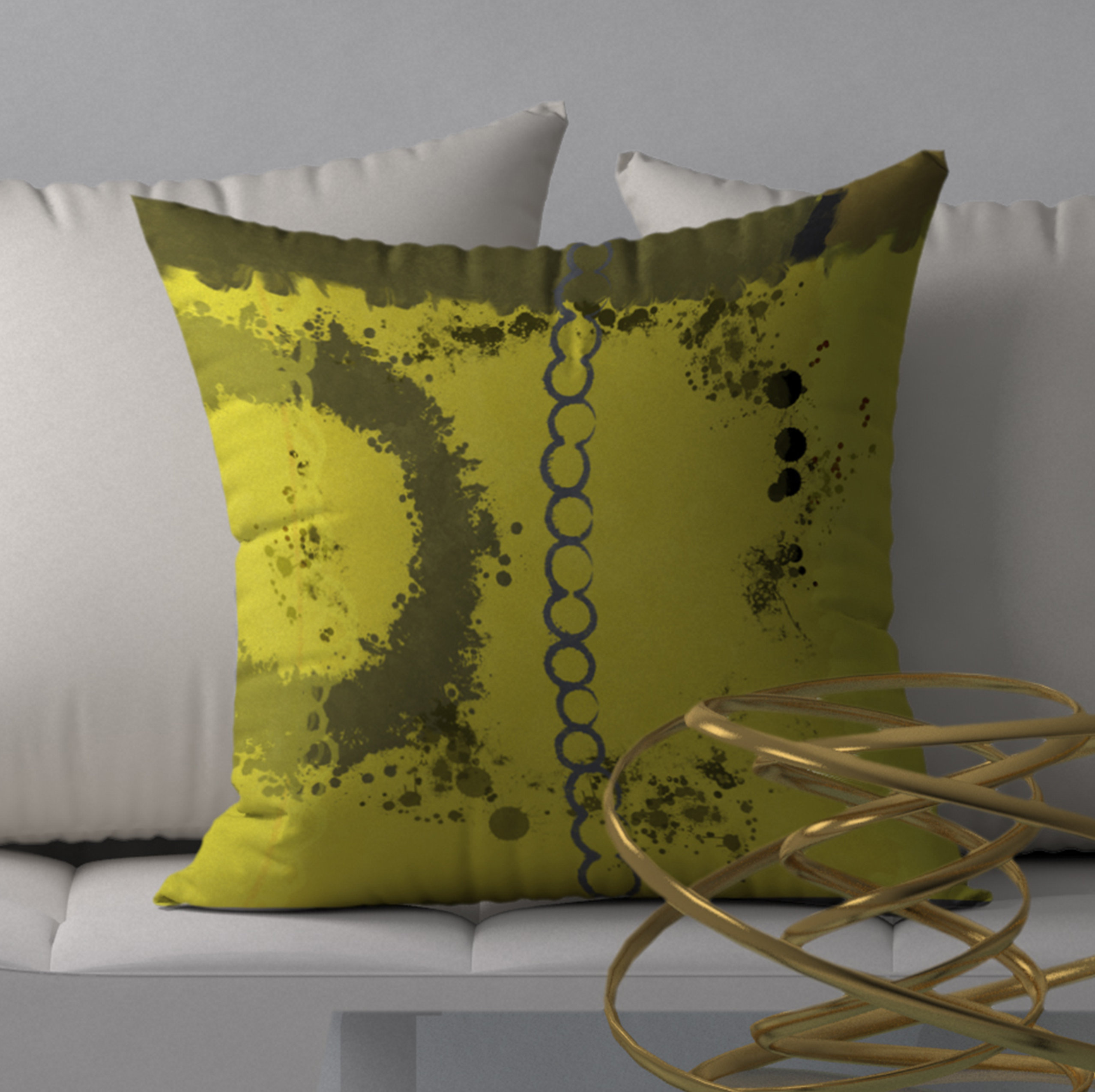 LeRoi Products Power Precious Decorative Square Pillow Cover & Insert ...