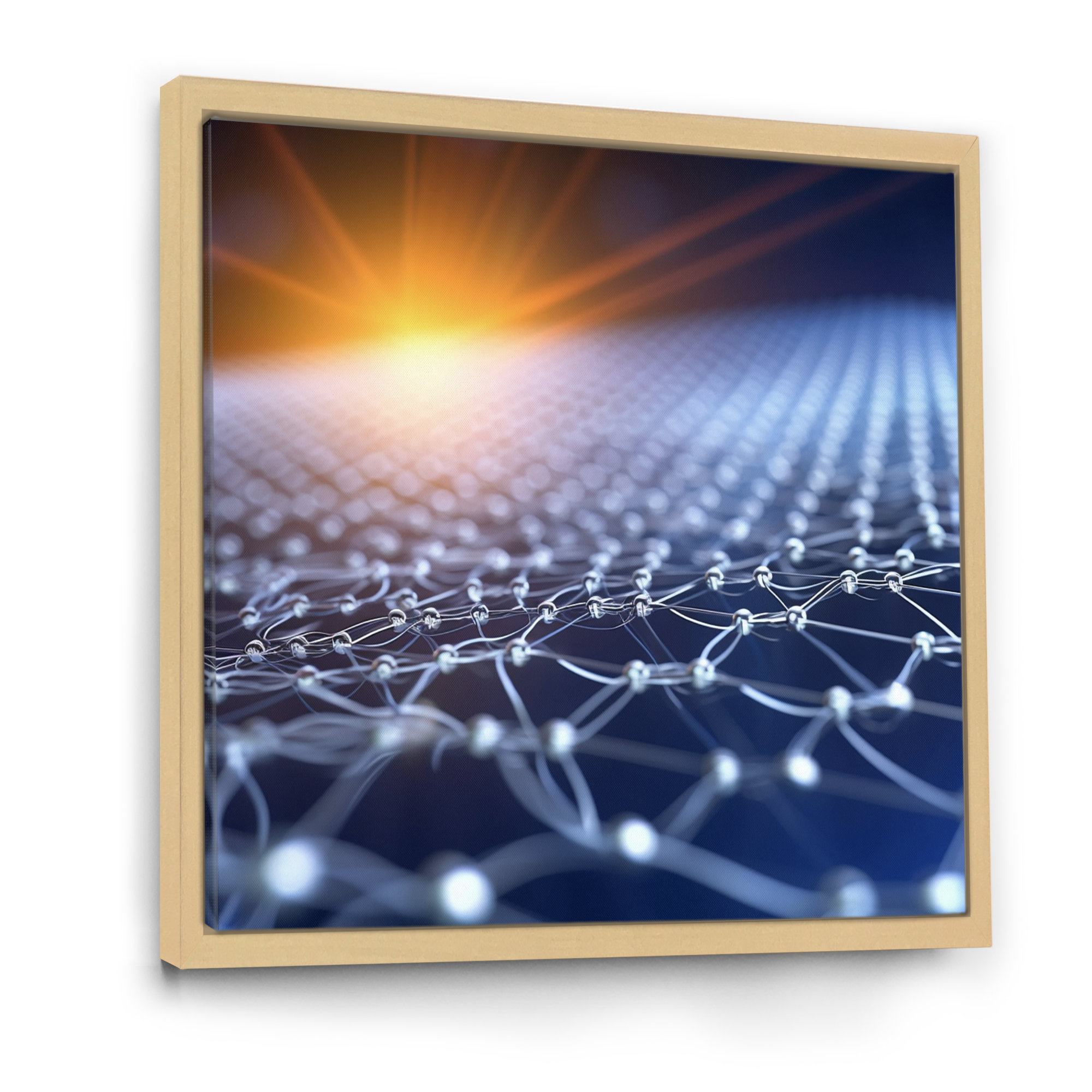 Wrought Studio Abstract Light Infinity Matrix I - Fractals Canvas Print ...