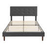 Latitude Run® Dewane Tufted Low Profile Platform Bed & Reviews | Wayfair
