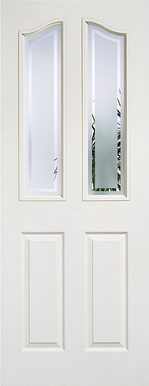 LPD Doors Mayfair 2L Glazed White Internal Door & Reviews | Wayfair.co.uk