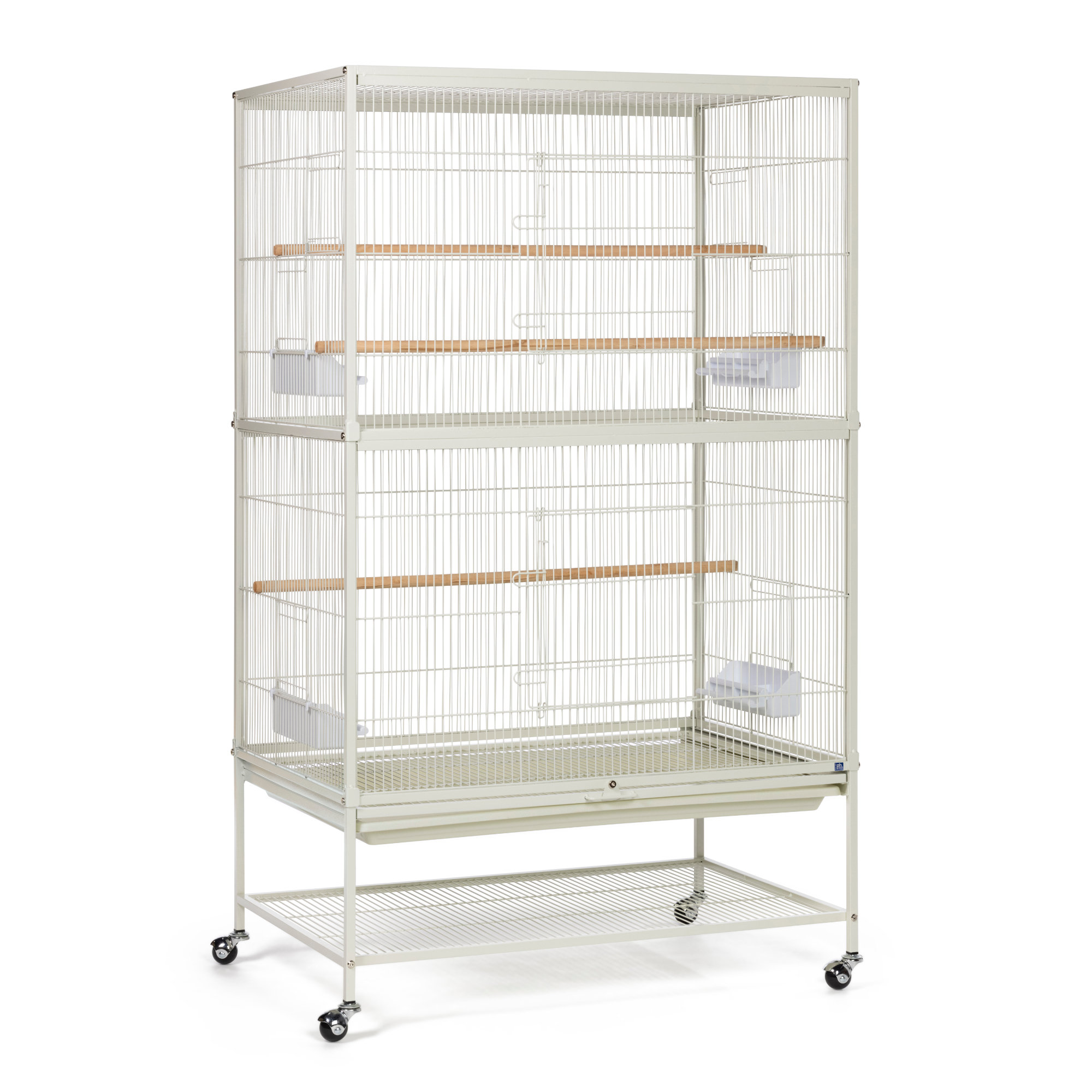 Archie & Oscar™ Luellen 53'' Steel Flat Top Flight Cage with Wheels ...