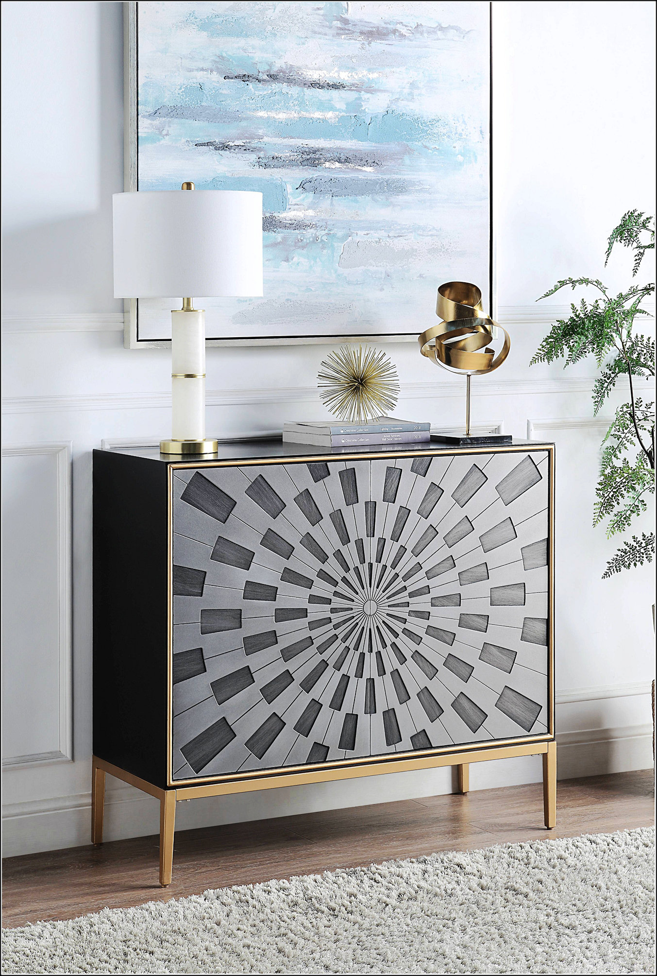 Mercer41 Console sophistiquée avec rangement élégant pour tout espace ...