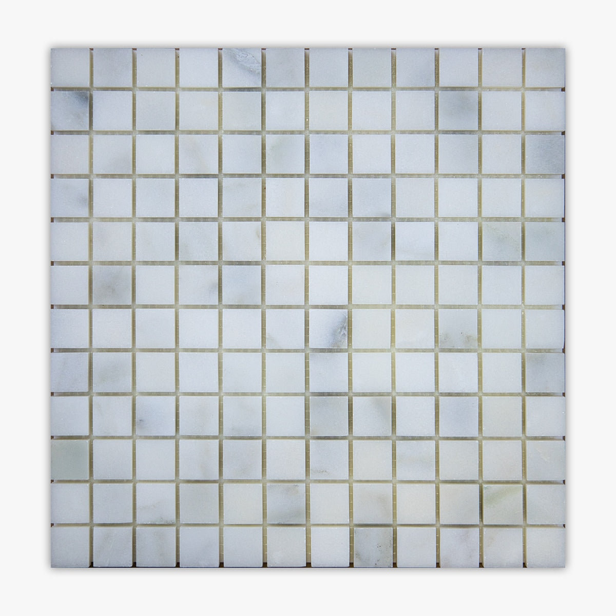 Direct Stone Source Calacatta 12" x 12" Marble Grid Mosaic Wall & Floor ...