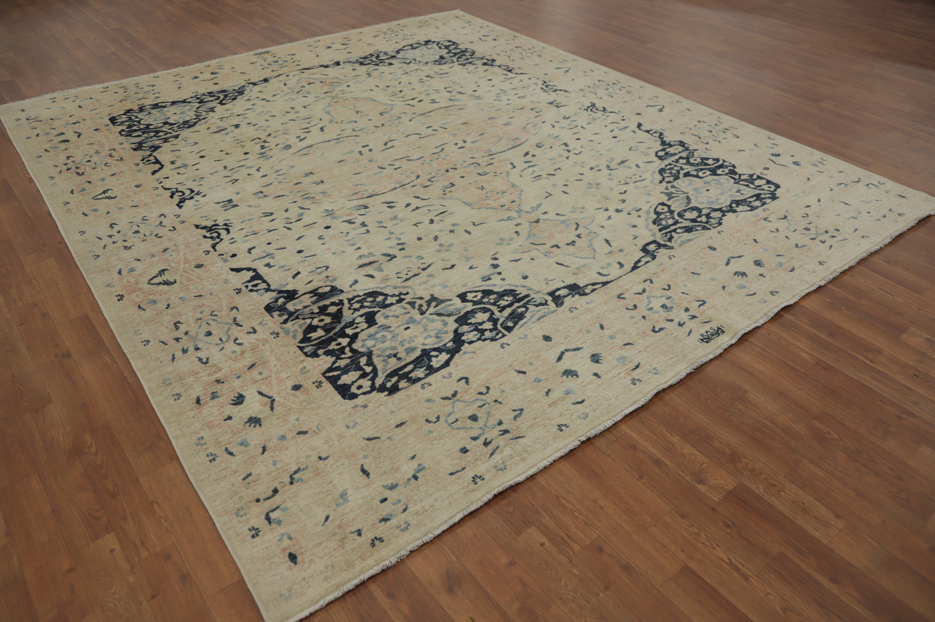 Bloomsbury Market Vegetable Dye Ziegler Living Room Area Rug 8x9 | Wayfair