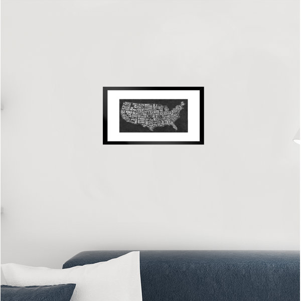 Latitude Run® USA Airports Abbreviation Code Grey Airport Wall Art ...