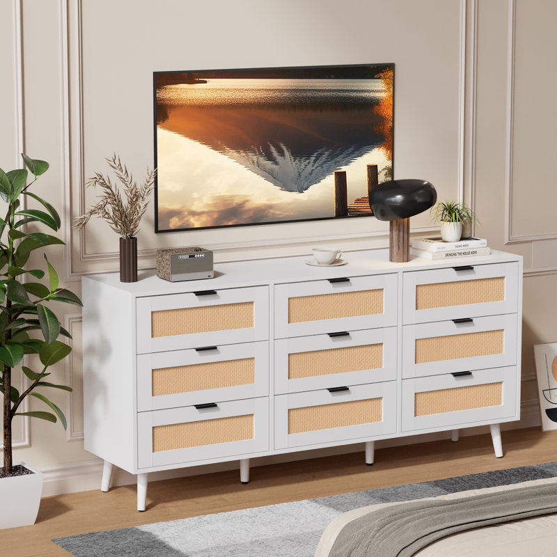 Bay Isle Home™ Vanatta 9 Drawer 63" W Dresser | Wayfair