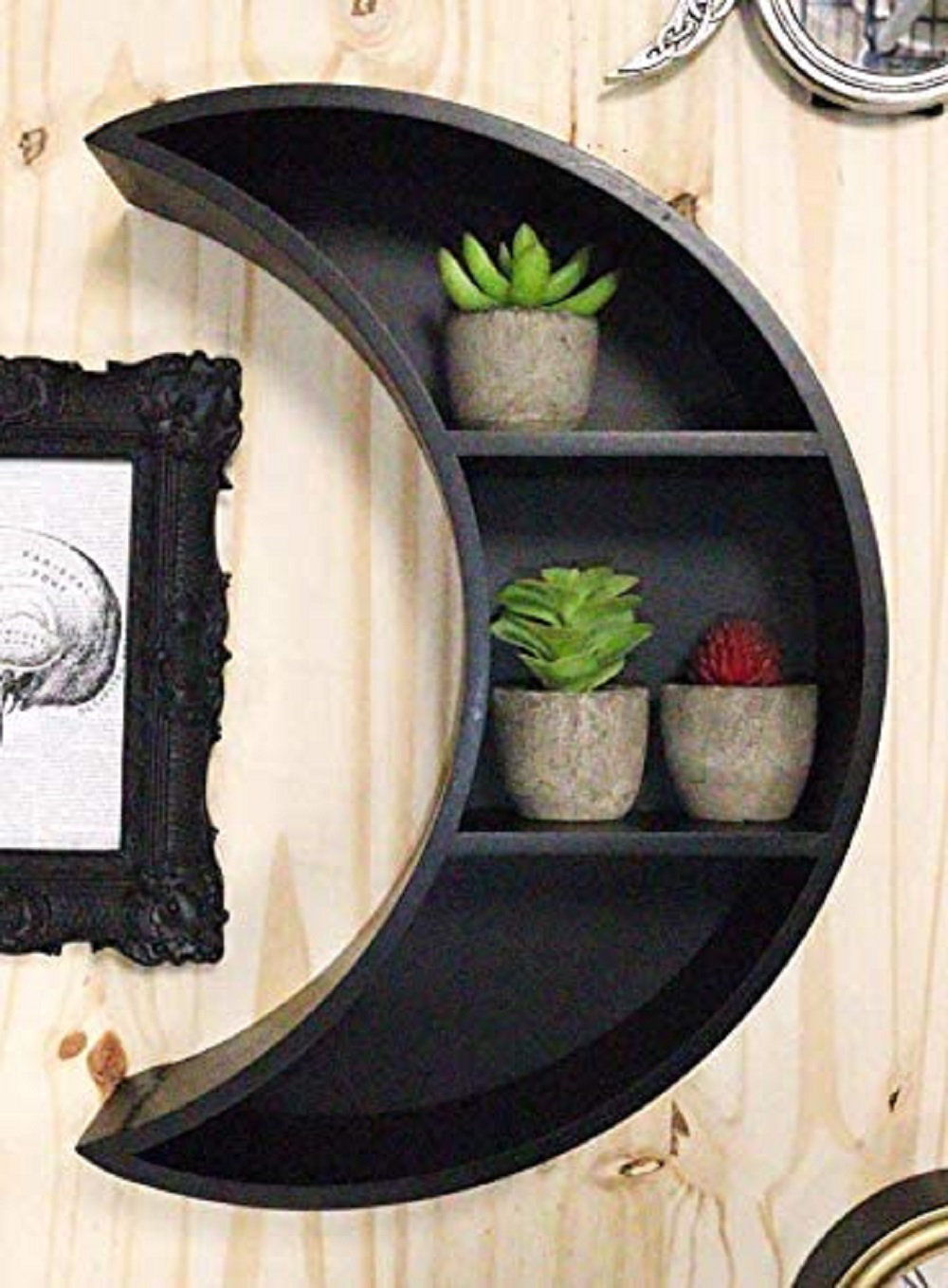 Trinx Caenas 3 Piece Triangle Floating Shelf with Lights - Wayfair Canada