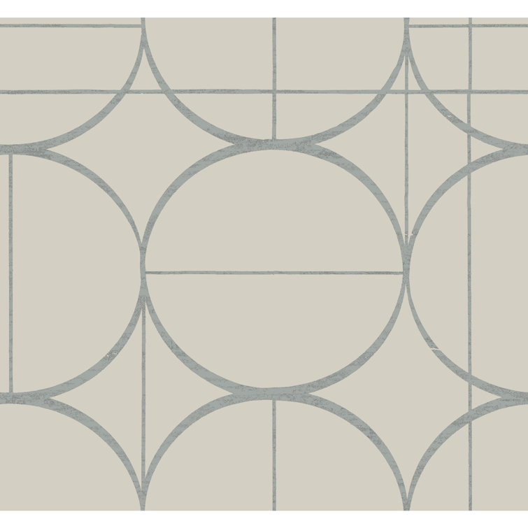 York Wallcoverings Geometric Roll | Wayfair